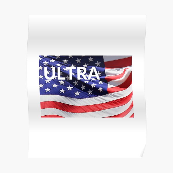 "Ultra American Flag" Poster for Sale by ChiPeeps | Redbubble