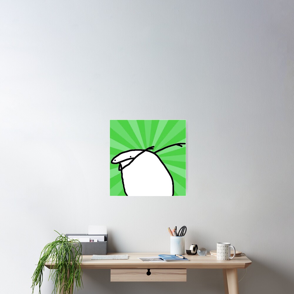 "flork dab" Poster for Sale by AsKartongs | Redbubble