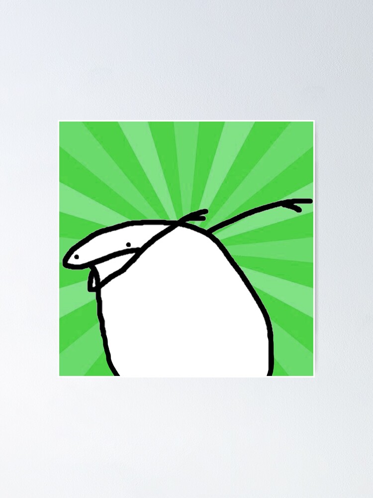 "flork dab" Poster for Sale by AsKartongs | Redbubble