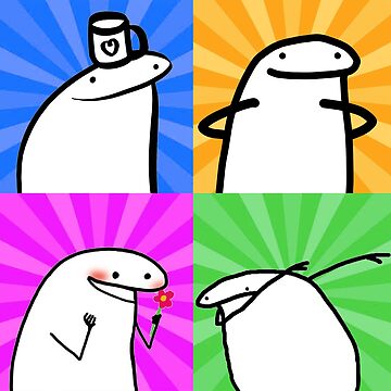 "flork colors" Sticker for Sale by AsKartongs | Redbubble