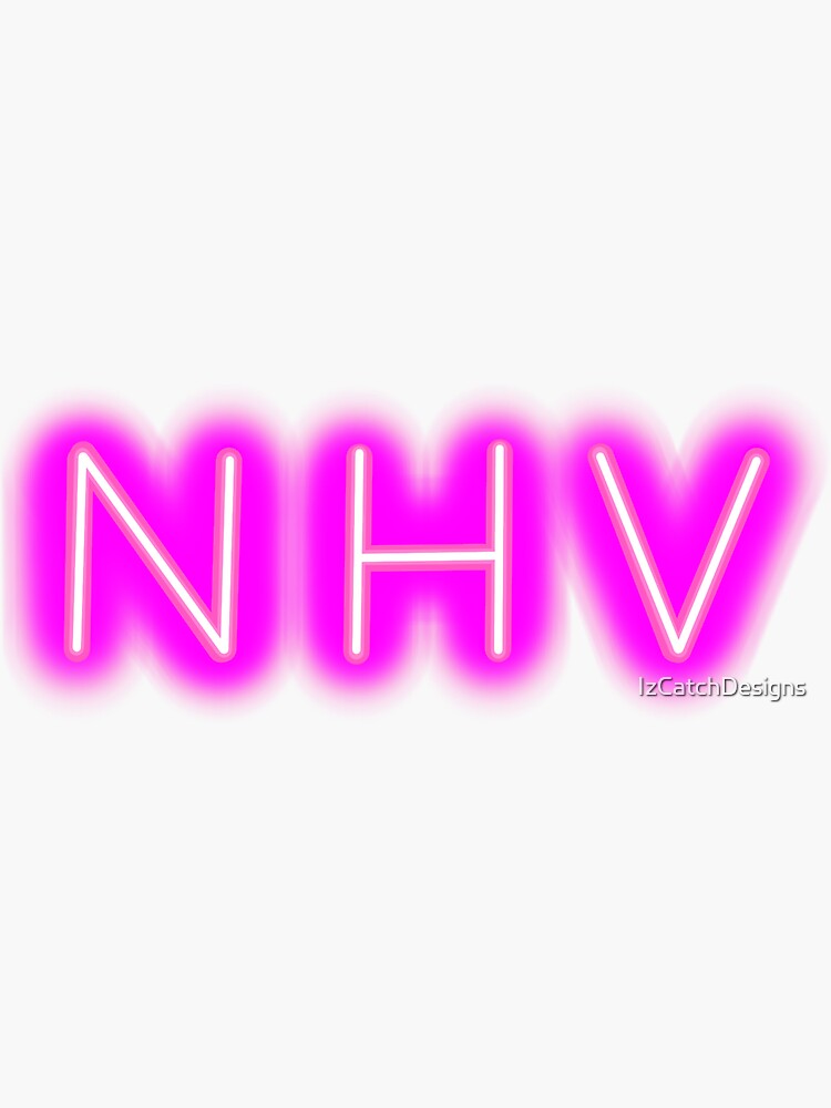 "New Haven CT Neon Sign" Sticker for Sale by IzCatchDesigns | Redbubble