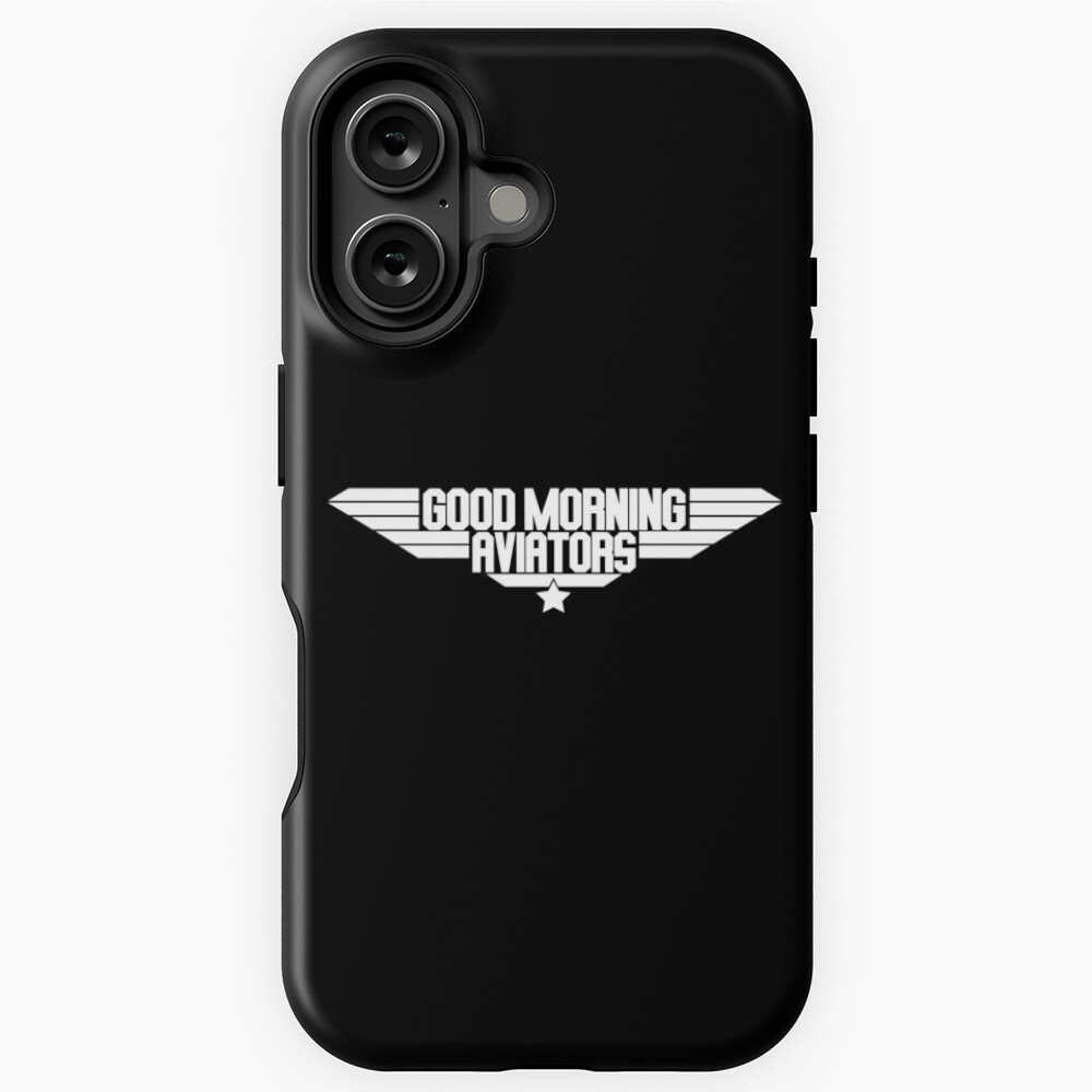 "Good morning aviators top gun quote" Sticker for Sale by avionbubble ...