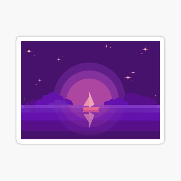 "moonlight" Sticker for Sale by zerocoisinhas | Redbubble