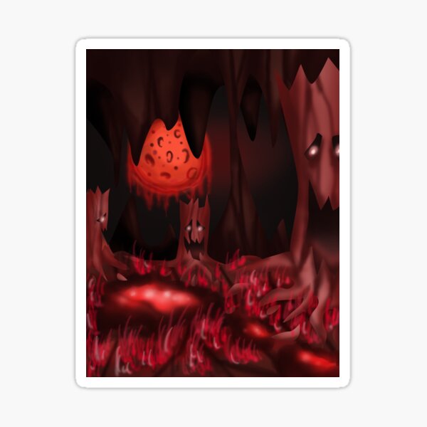 "Hellish Forest" Sticker for Sale by Gilbs | Redbubble