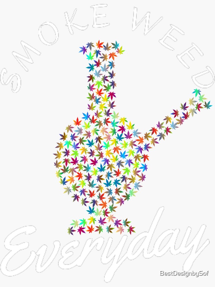 "Bong, Water Bong, Pothead, 420" Sticker for Sale by BestDesignbySof ...