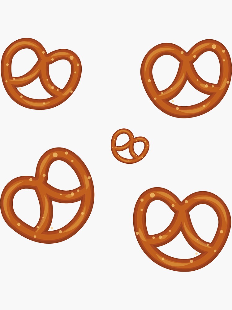 "pretzel pack" Sticker for Sale by stickers-packs | Redbubble