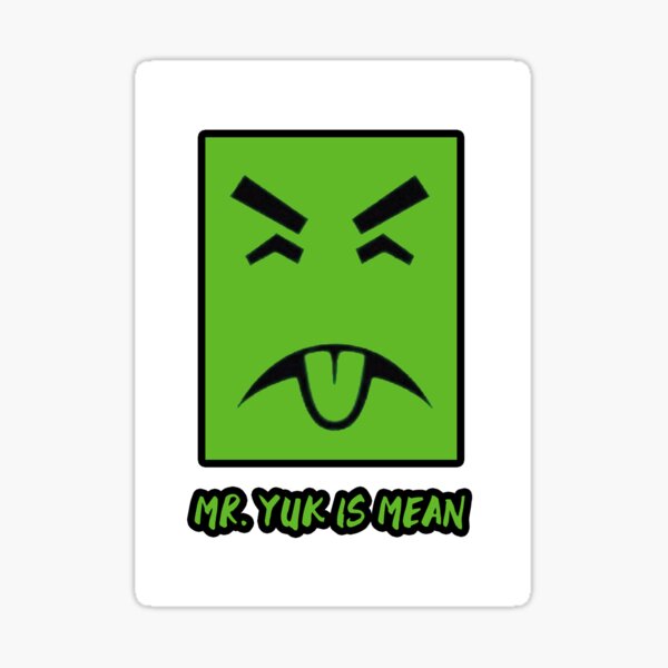 "Mr. yuck Sticker" Sticker for Sale by AZ95 | Redbubble