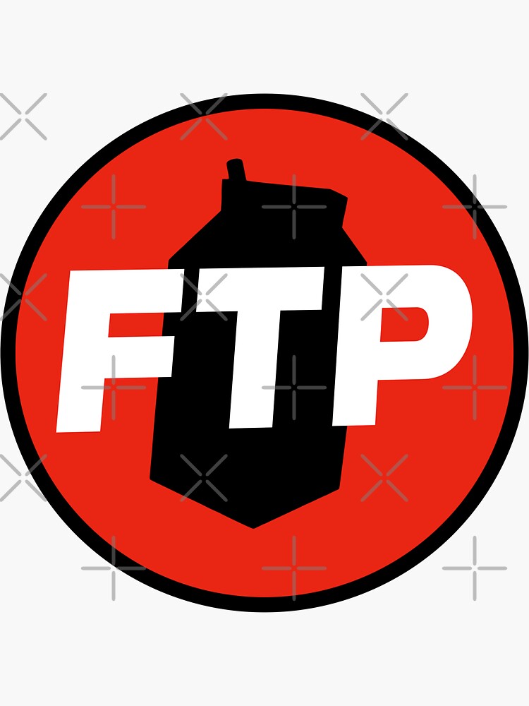 "FTP" Sticker by TrendsHunter08 | Redbubble