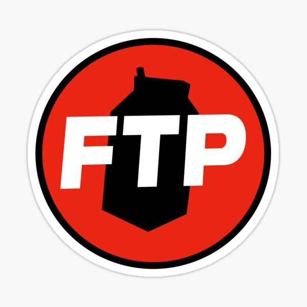 "FTP" Sticker by TrendsHunter08 | Redbubble