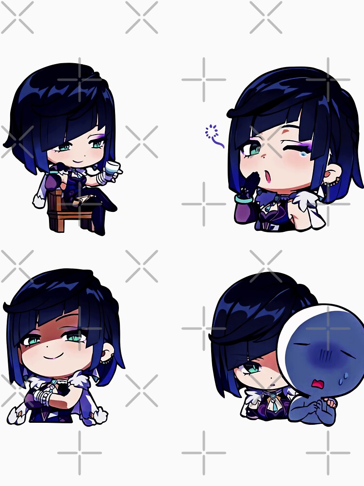 "Yelan cute chibi pack - genshin impact yelan" T-shirt by Omagatoki ...