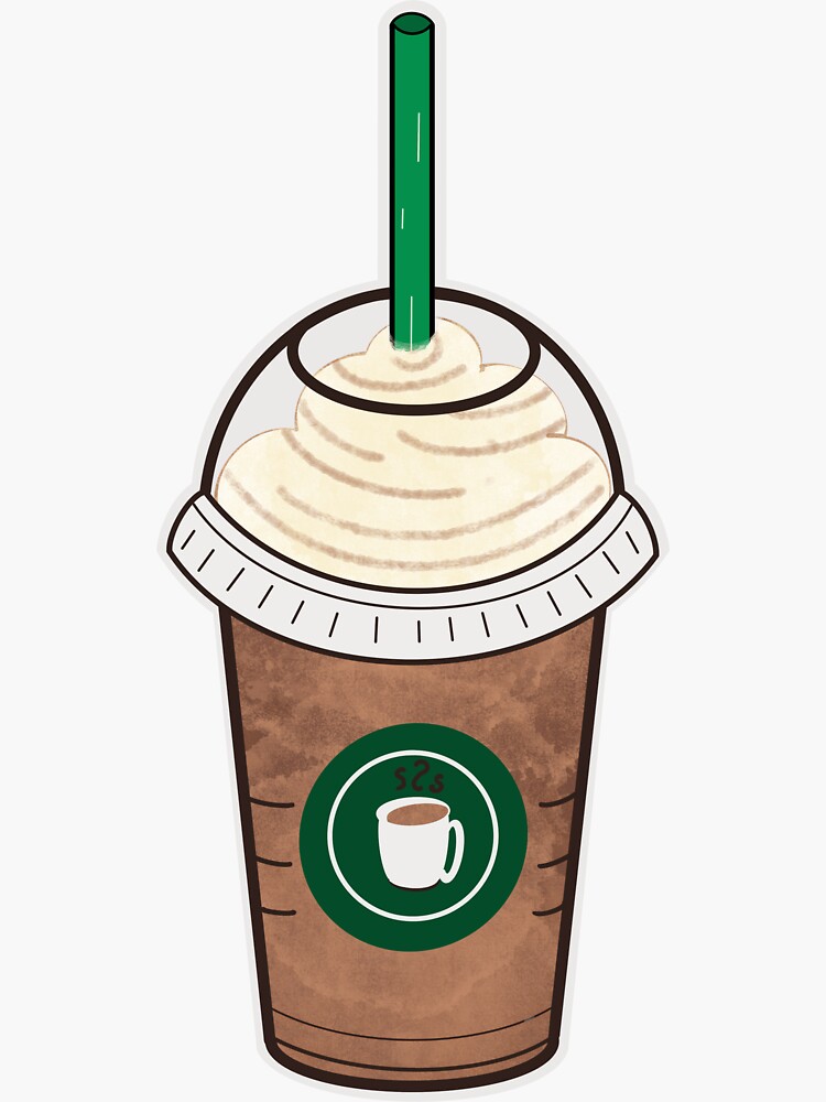 "Iced Coffee Frappe" Sticker for Sale by cocodoodles | Redbubble
