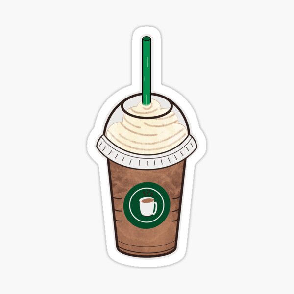 "Iced Coffee Frappe" Sticker for Sale by cocodoodles | Redbubble