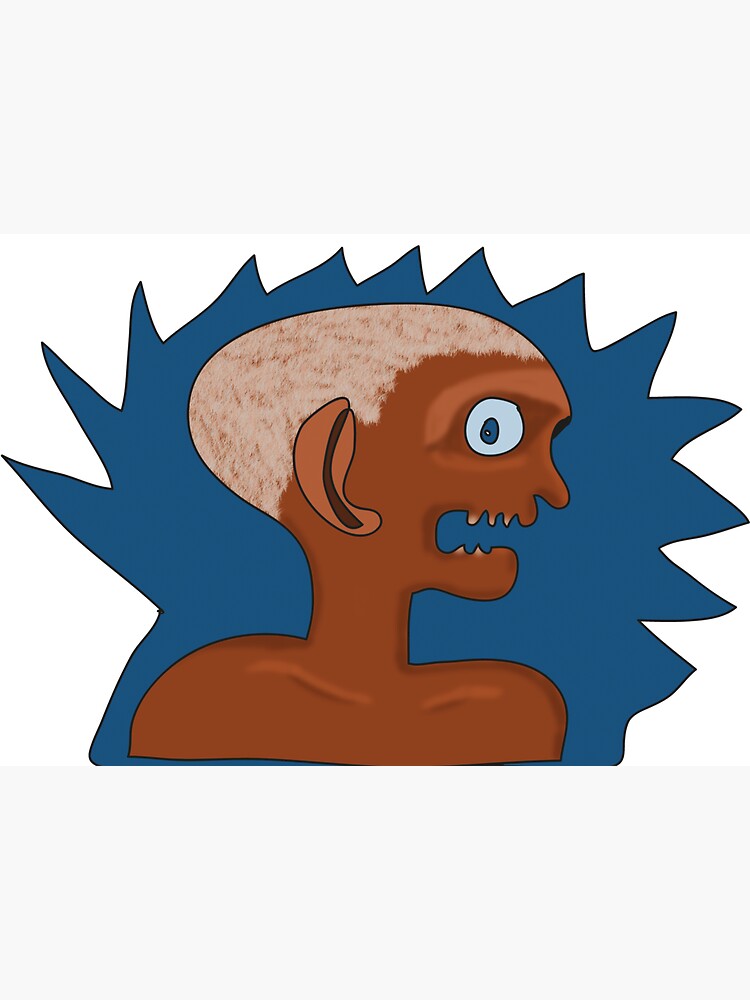"Shell man, clam man" Sticker for Sale by xalo | Redbubble