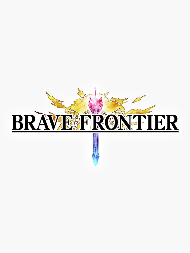 "Brave Frontier Logo" Sticker for Sale by Know-Yourself1 | Redbubble