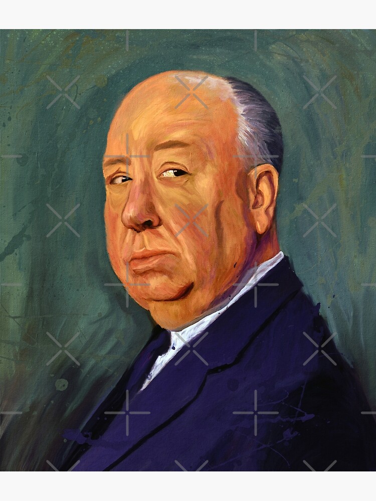 "Alfred Hitchcock Portrait, Sir Alfred Joseph Hitchcock, Master Of ...