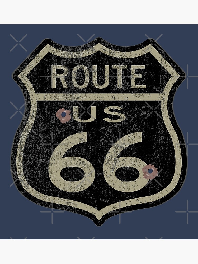 "Old, Vintage Route 65 Road Sign" Poster for Sale by RRMStudios | Redbubble
