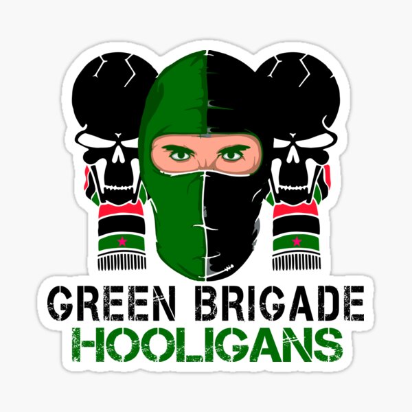 "Green Brigade - ULTRAS -" Sticker by ULTRASart | Redbubble
