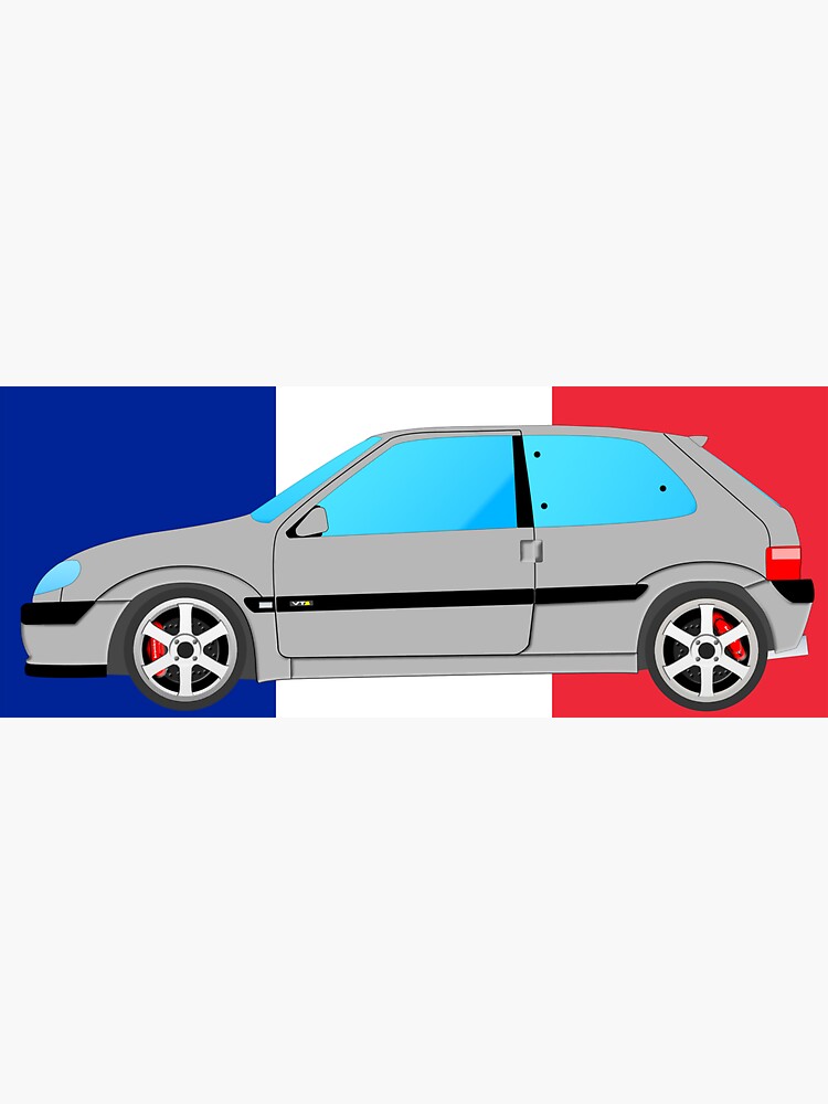 "Citroen Saxo VTS" Sticker for Sale by MrSaxo125 | Redbubble