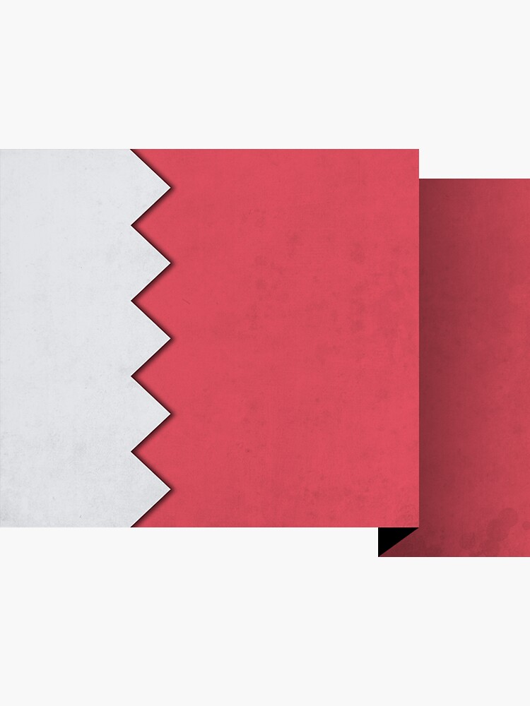 "Bahrain" Sticker by FlatFlags | Redbubble