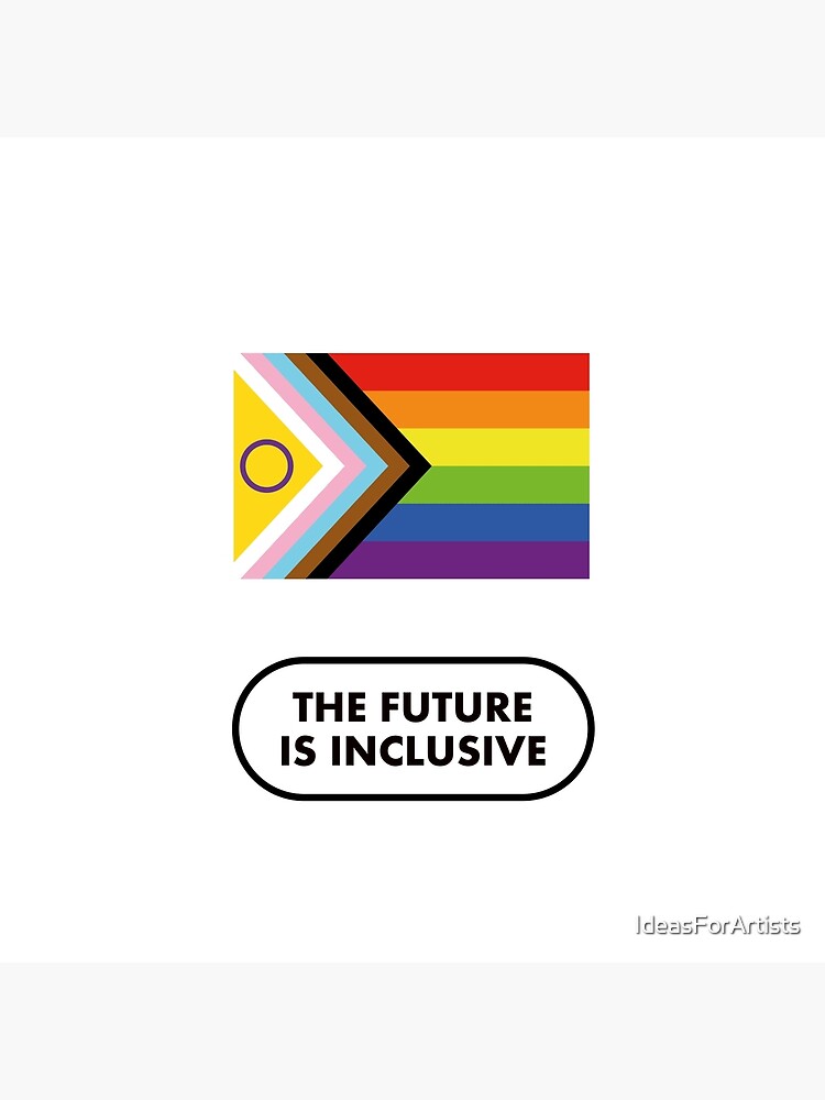 "Pride Intersex Inclusive Flag - THE FUTURE IS INCLUSIVE" Poster by ...