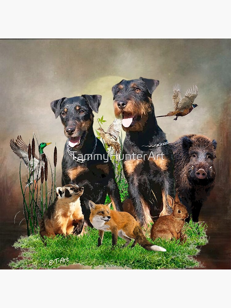 "Jagdterriers" Poster for Sale by TammyHunterArt | Redbubble