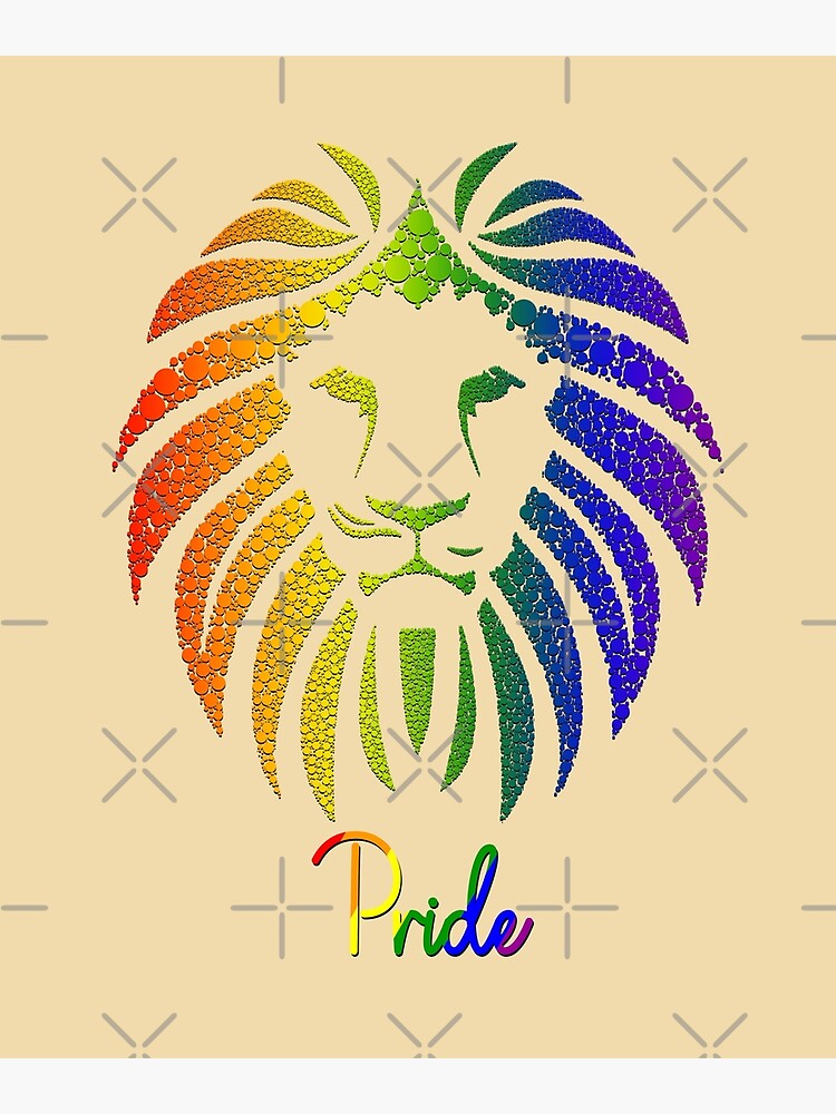 Lámina fotográfica «Diseño de colores de la bandera del orgullo del ...