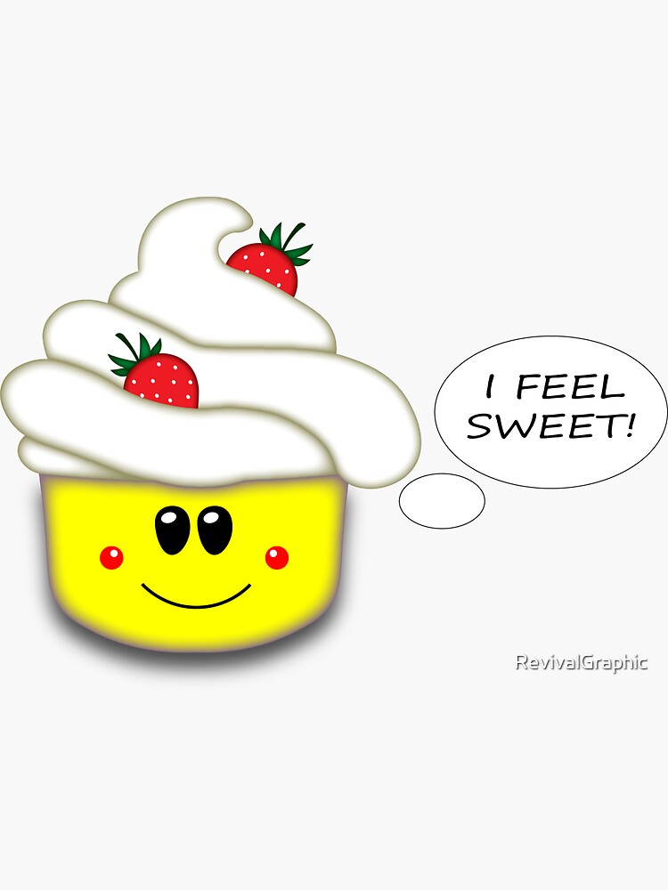 "Feel Sweet" Sticker for Sale by RevivalGraphic | Redbubble