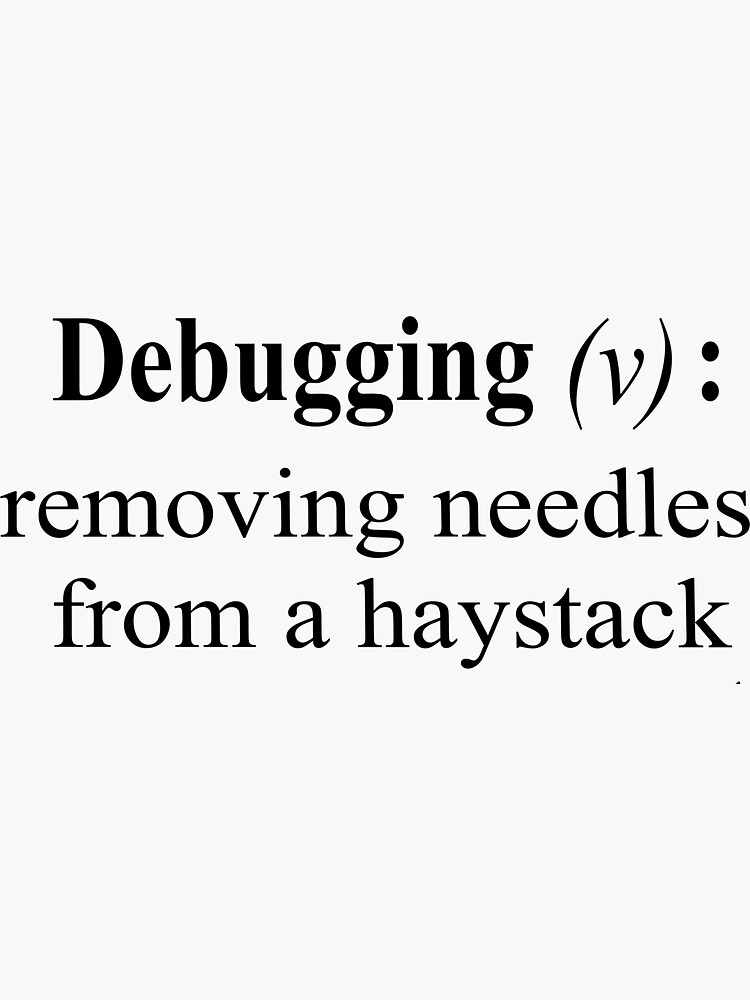 "Needles and haystack!" Sticker for Sale by Tag4424 | Redbubble