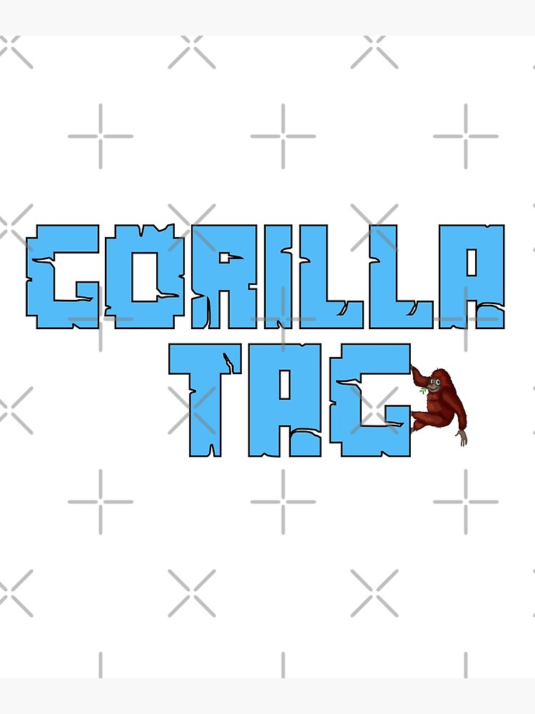 "Gorilla Tag Blue Gorilla - Gorilla Tag Logo" Metal Print for Sale by ...