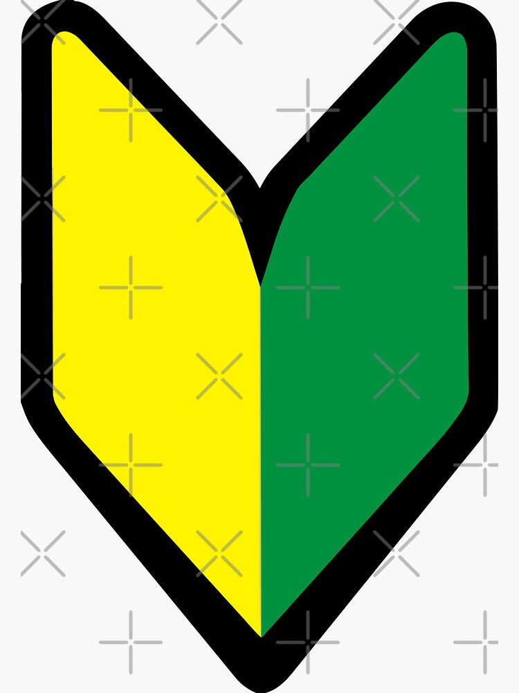 "Wakaba - JDM New Driver" Sticker for Sale by JDMShop | Redbubble