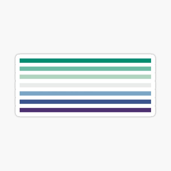 "MLM Stripes" Sticker for Sale by lemoncitruszest | Redbubble