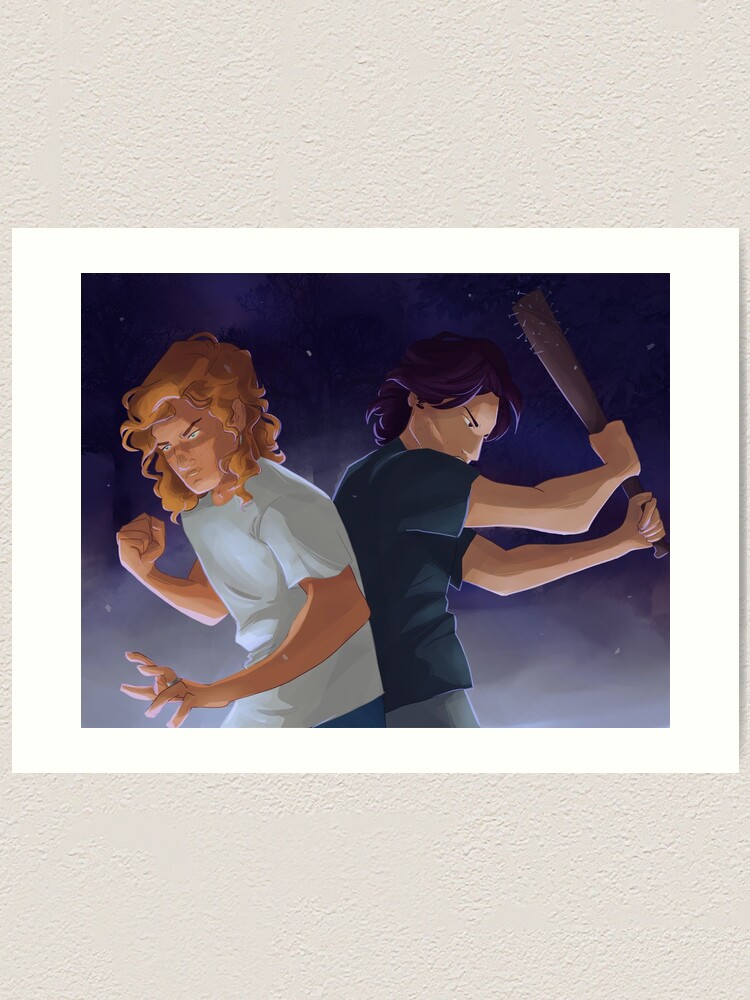 "Harringrove Stranger Things Steve Harrington Billy Hargrove" Art Print ...