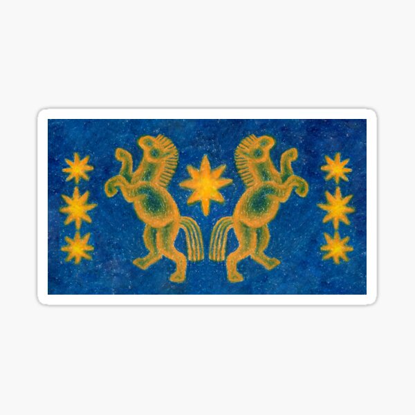"wizard cowboy's poncho" Sticker for Sale by InkTheCrow | Redbubble