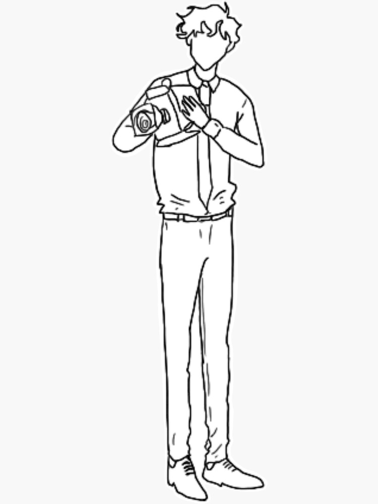 "Charlie Spring Outline" Sticker for Sale by Caroline8D | Redbubble