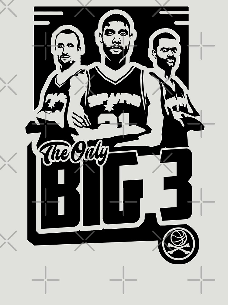 "The Big 3 " T-shirt for Sale by drazgon | Redbubble | tim duncan t ...
