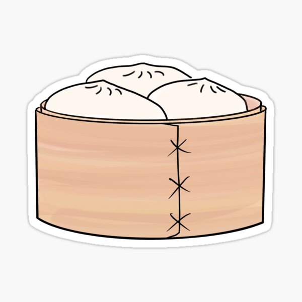 "Siopao! Pow!" Sticker by zozospetals | Redbubble