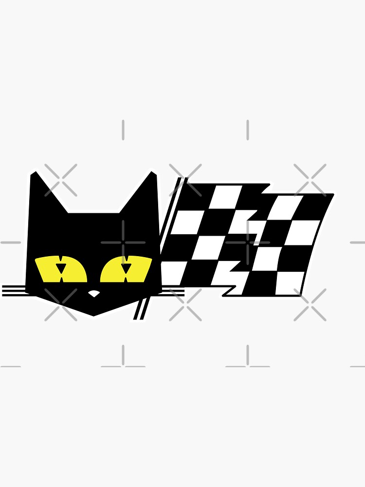 "Race Cat" Sticker for Sale by JDMShop | Redbubble