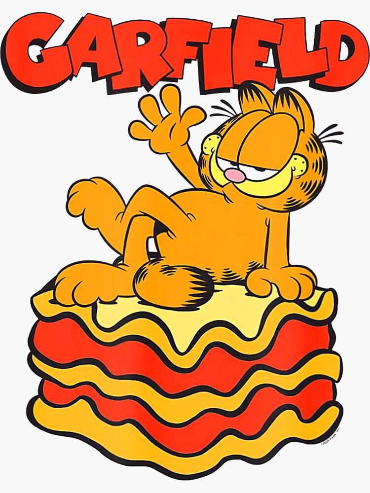 "Garfield face meme" Sticker for Sale by brett5534 | Redbubble