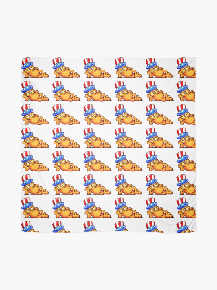 "Garfield 4th July, Indepenence Day, 80s retro cartoon" Scarf by ...