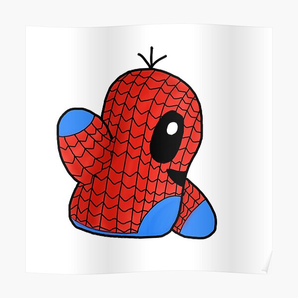 "Spider Blob" Poster for Sale by ksharo | Redbubble