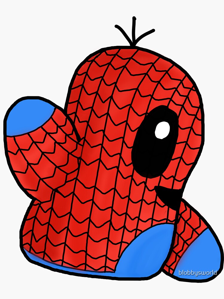 "Spider Blob" Sticker for Sale by ksharo | Redbubble