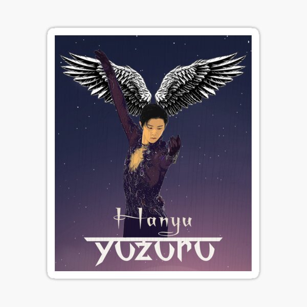 "Hanyu Yuzuru " Sticker for Sale by Hariskinner | Redbubble