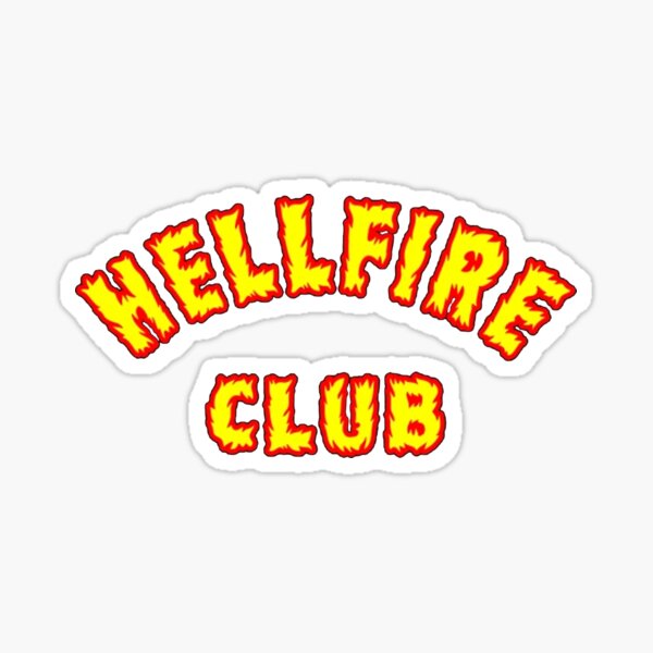 "Hellfire Club" Sticker for Sale by benjaminqueen | Redbubble