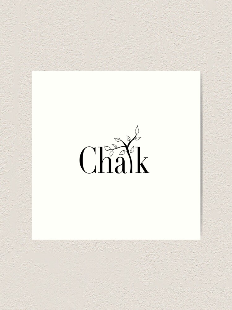 "Chalk By Caecus" Art Print for Sale by CaecusDesigns | Redbubble
