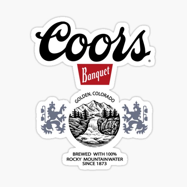 "Coors Banquet, Coors Rodeo, King of beers Bud" Sticker for Sale by ...