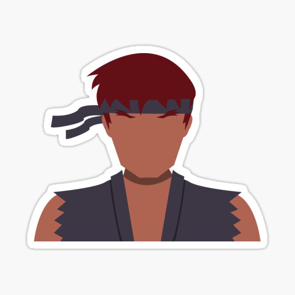 "Alpha Evil Ryu Vector" Sticker by flashkill455 | Redbubble