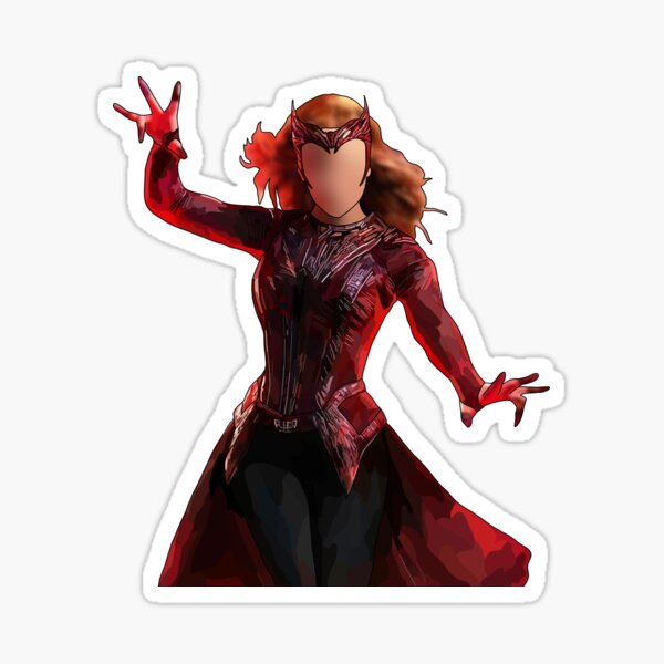 "Wanda of the multiverse" Sticker for Sale by fundraise4BGT | Redbubble