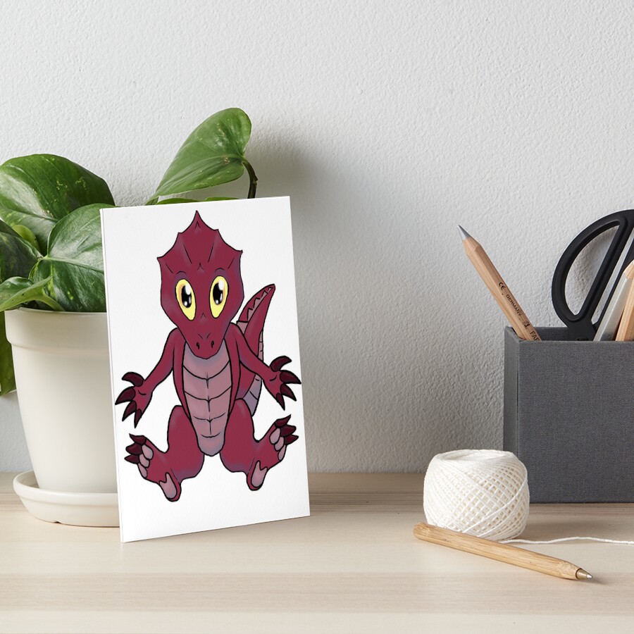 "Baby Kobold" Art Board Print by PastyArt | Redbubble