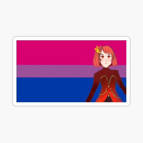 "SynthV Chiyu Bisexual BI Flag " Sticker for Sale by TooCuteHolli ...