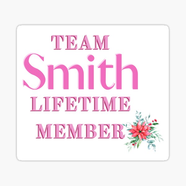 "Smith Family Monogram sticker sign gift for mom or dad on a special ...
